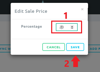 Retail | Setting up Sale Price